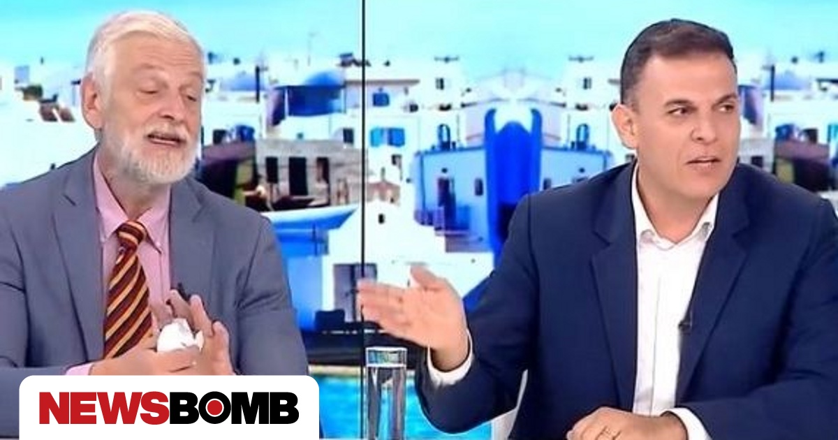 Ένταση στον «αέρα» με Καραμέρο και Λοβέρδο: Του τσαλάκωσε χαρτί με στοιχεία για την ακρίβεια ...