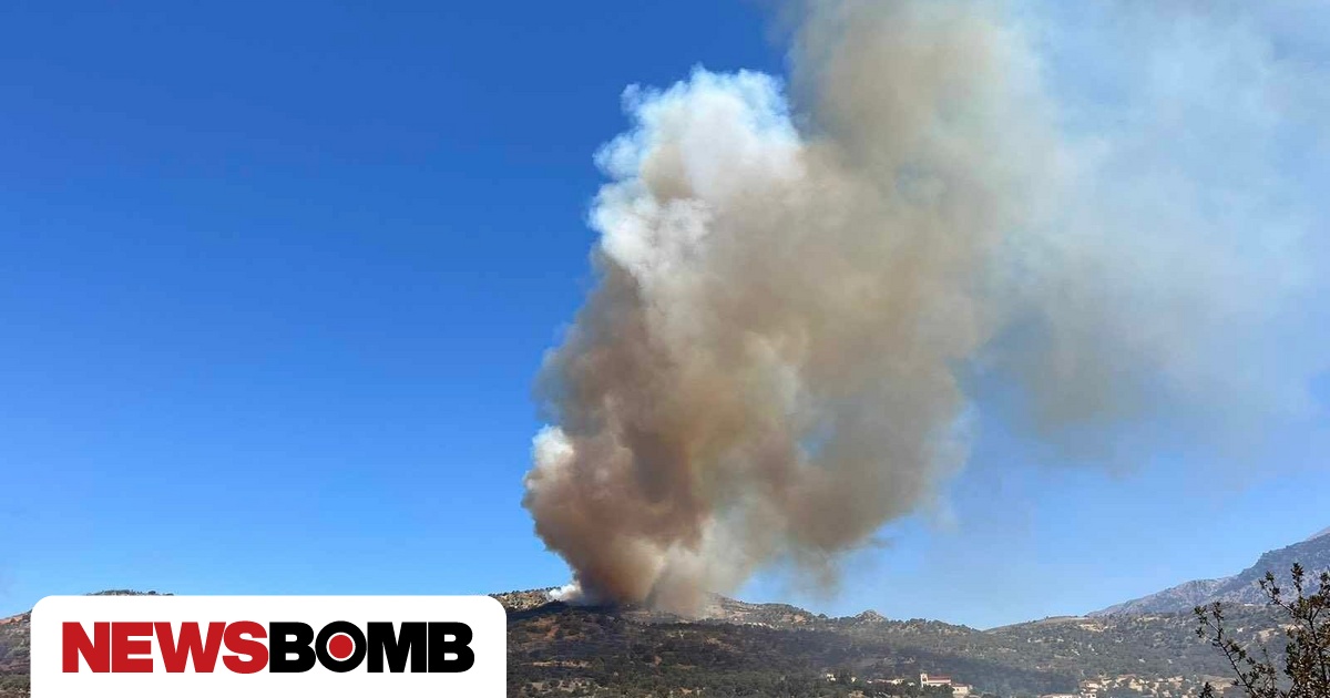 Φωτιά στο Ρέθυμνο - 'Ηχησε το 112 - Newsbomb