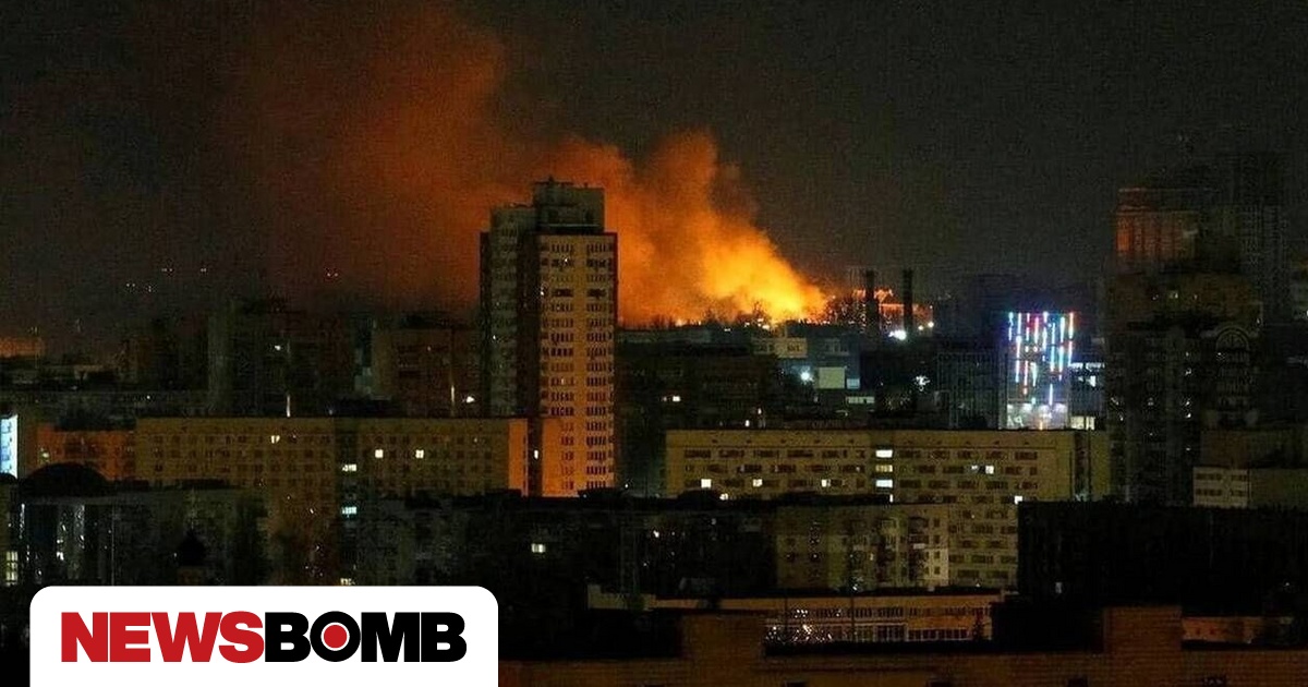 Πόλεμος στην Ουκρανία: Επιδρομή της Ρωσίας με drones στο Κέβο - Newsbomb