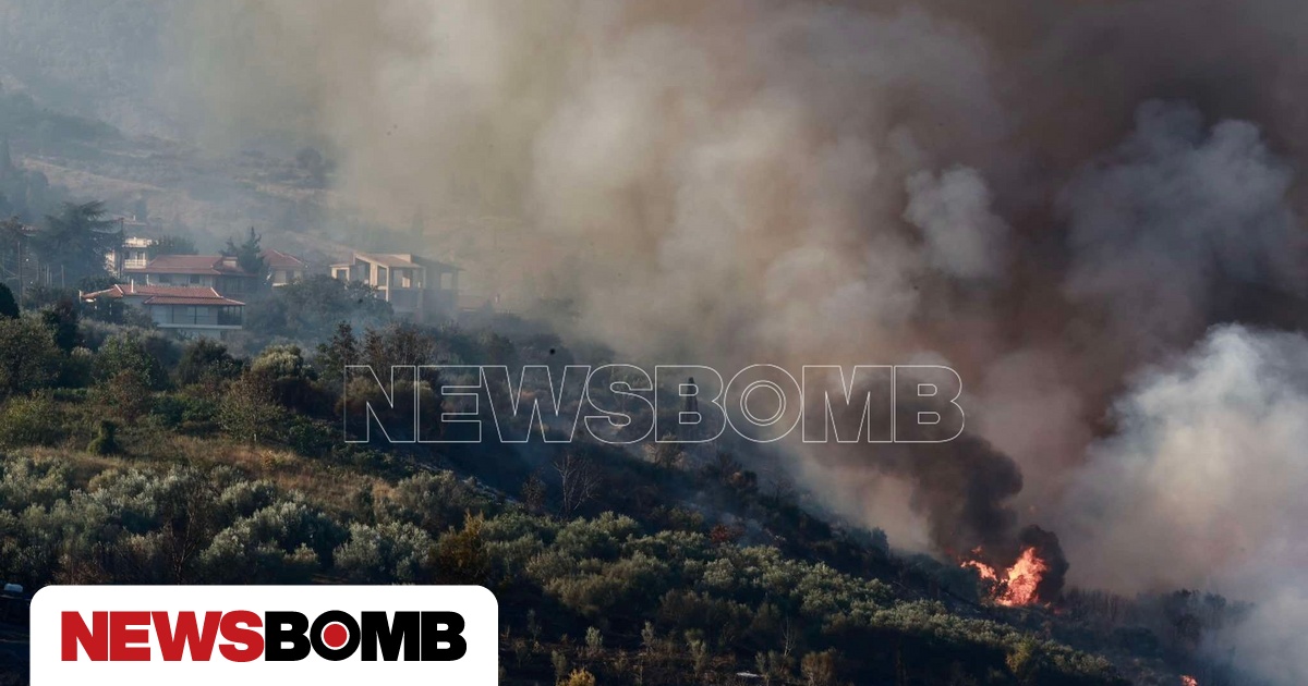 Φωτιά στο Ξυλόκαστρο: Νέο μήνυμα από το 112 - Συνεχείς αναζωπυρώσεις - Newsbomb