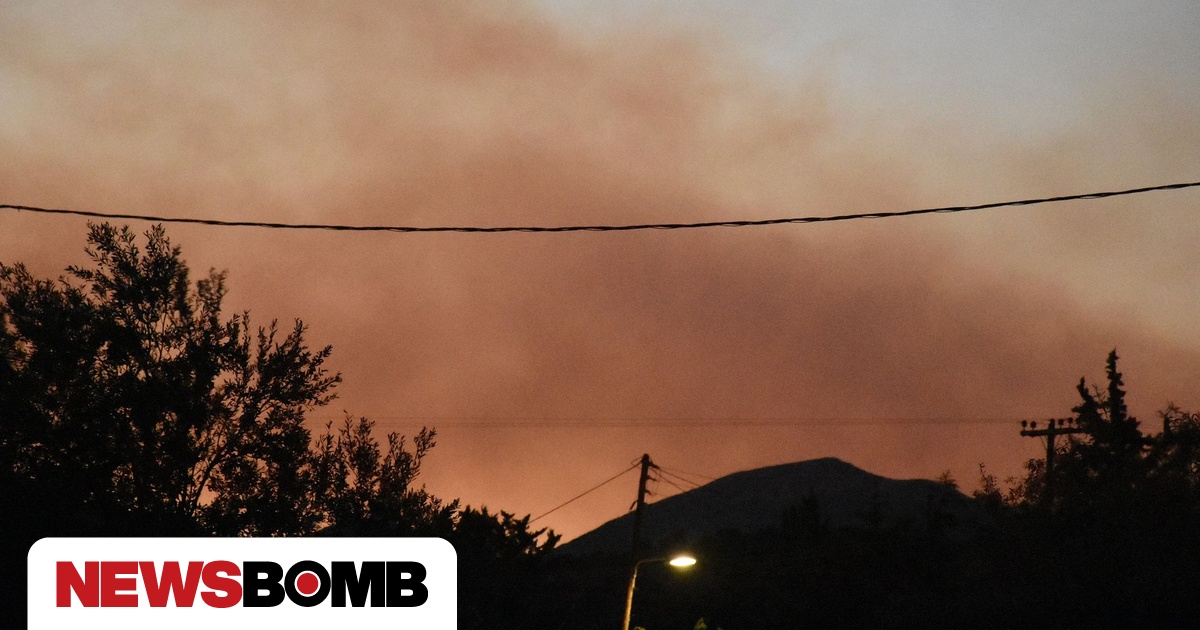 Καταστροφικό το πέρασμα της πυρκαγιάς στην Πελοπόννησο - Δορυφορική ...