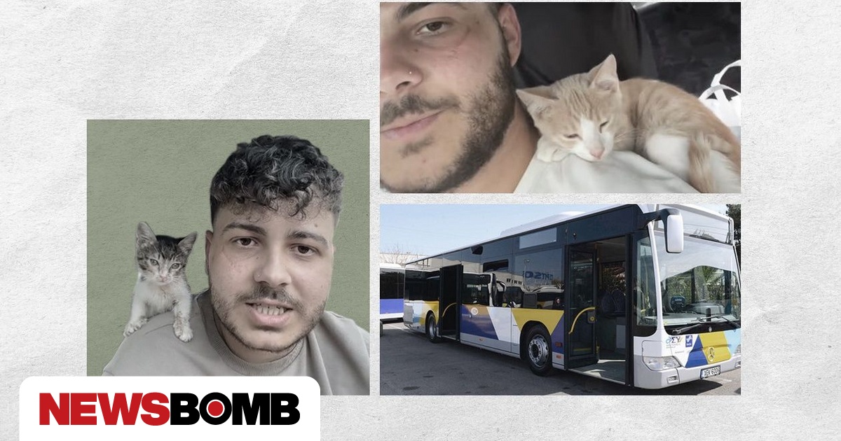 Τον πέταξαν από το λεωφορείο γιατί είχε γατάκι - «Έπαθα κρίση πανικού», λέει στο Newsbomb.gr ...