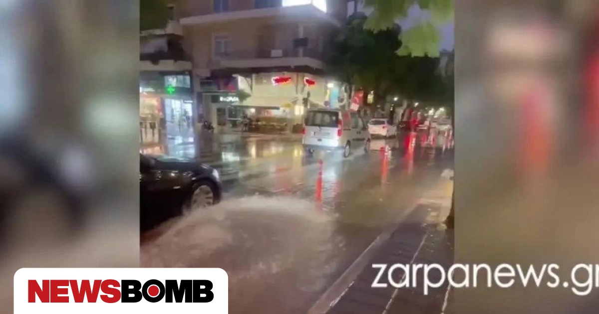 Κακοκαιρία Alexandros: «Πνίγηκαν» Ηράκλειο και Χανιά από την ισχυρή ...
