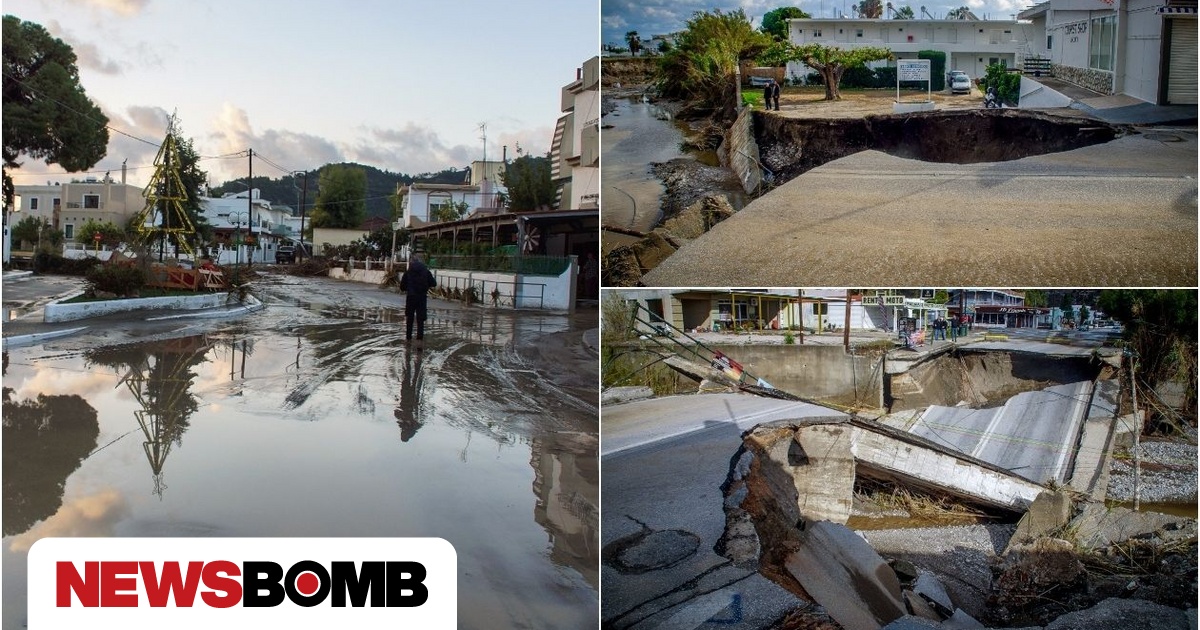 Κακοκαιρία BORA: Καταστροφές σε Ρόδο και Λήμνο – Μηνύματα του «112» για το δεύτερο κύμα - Newsbomb