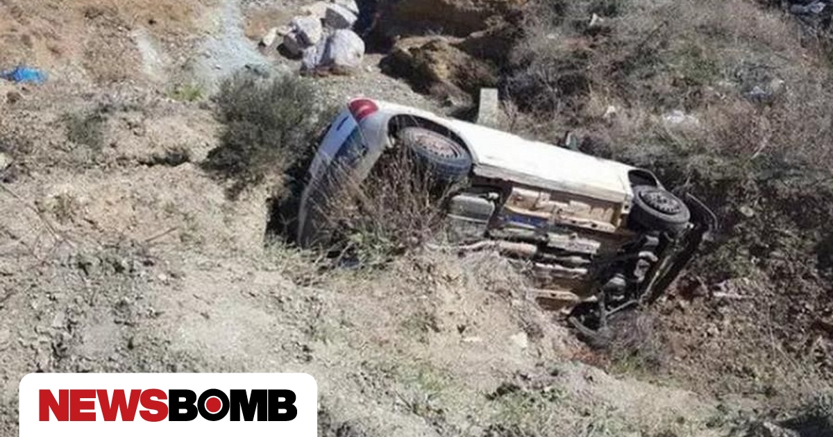 Ρέθυμνο: Αυτοκίνητο έπεσε σε γκρεμό 30 μέτρων και ο οδηγός βγήκε ...