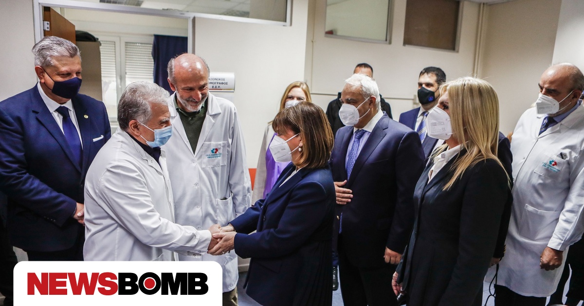Επίσκεψη της Προέδρου της Δημοκρατίας στο Σισμανόγλειο νοσοκομείο ...