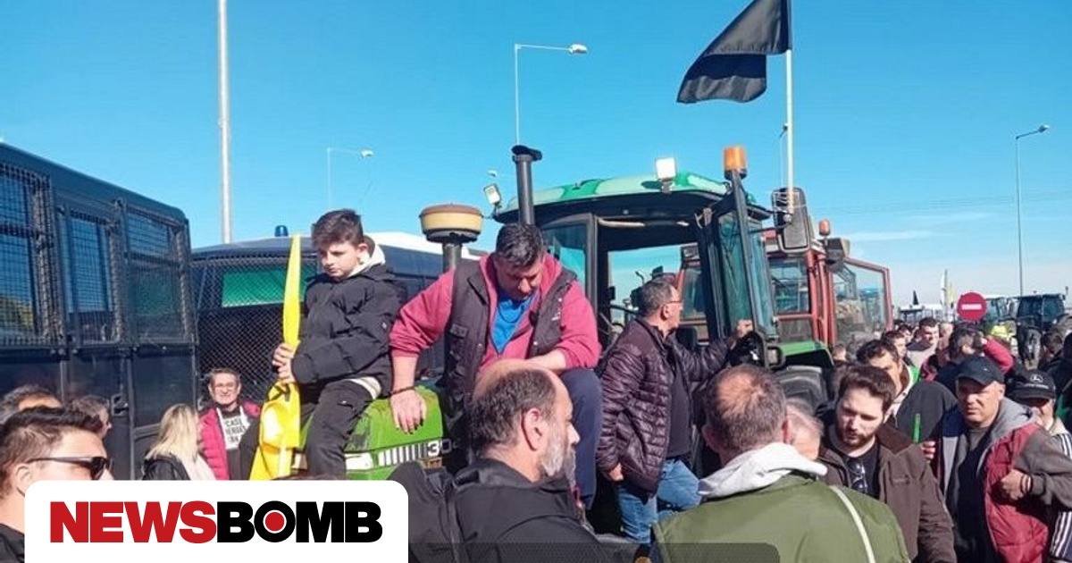 Καρδίτσα: Ένταση και επεισόδια μεταξύ αγροτών και αστυνομίας στον Ε–65 - Newsbomb