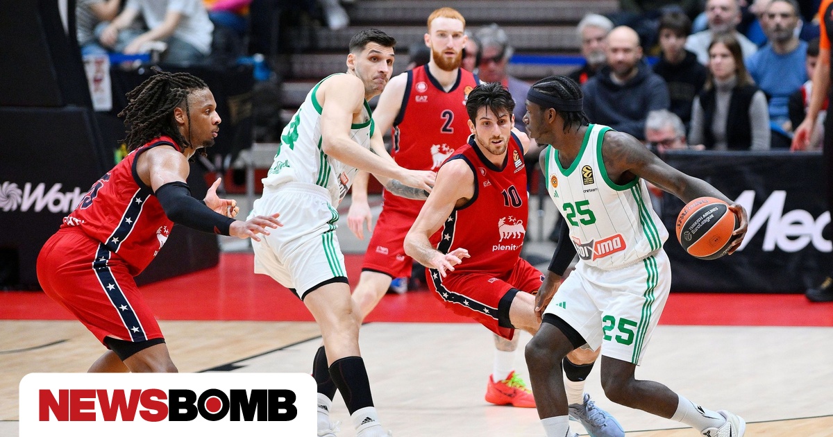 Αρμάνι Μιλάνο - Παναθηναϊκός AKTOR: 87-75: Ήττα με... κάτω τα χέρια - Newsbomb