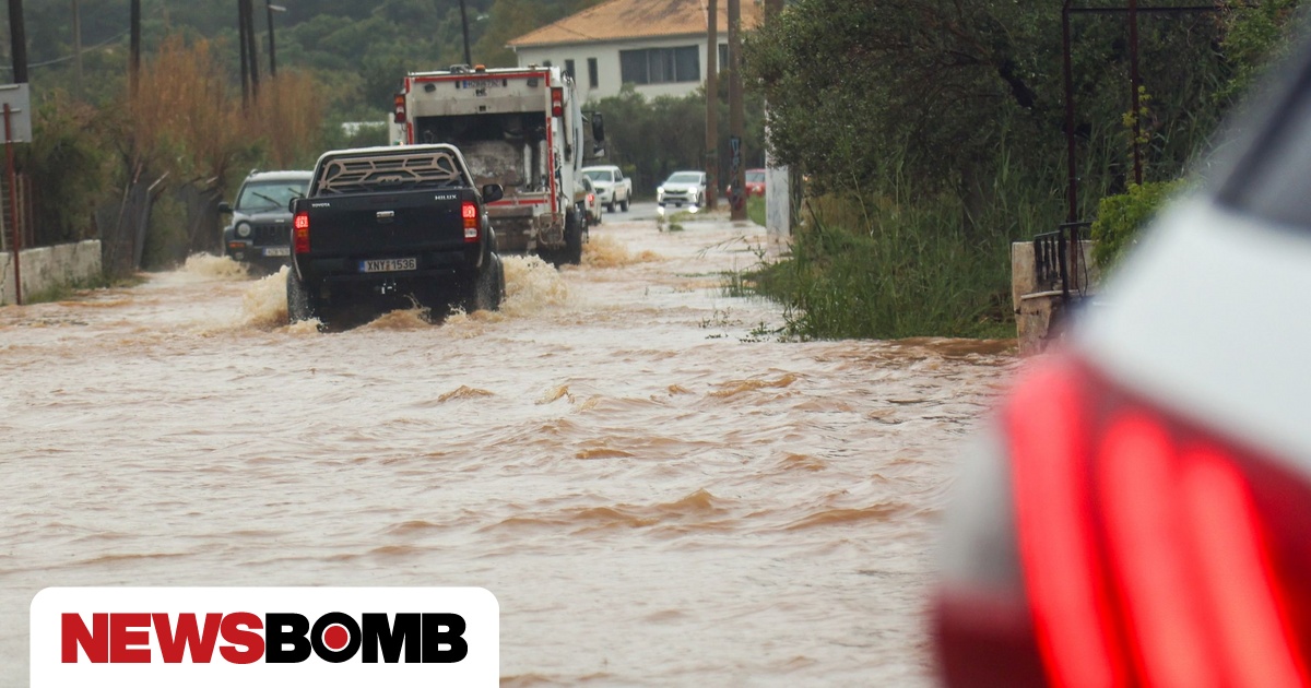 Καιρός στην Κρήτη: Κινδύνευσαν πολίτες από την κακοκαιρία στα Χανιά - Προειδοποιεί το 112 - Newsbomb