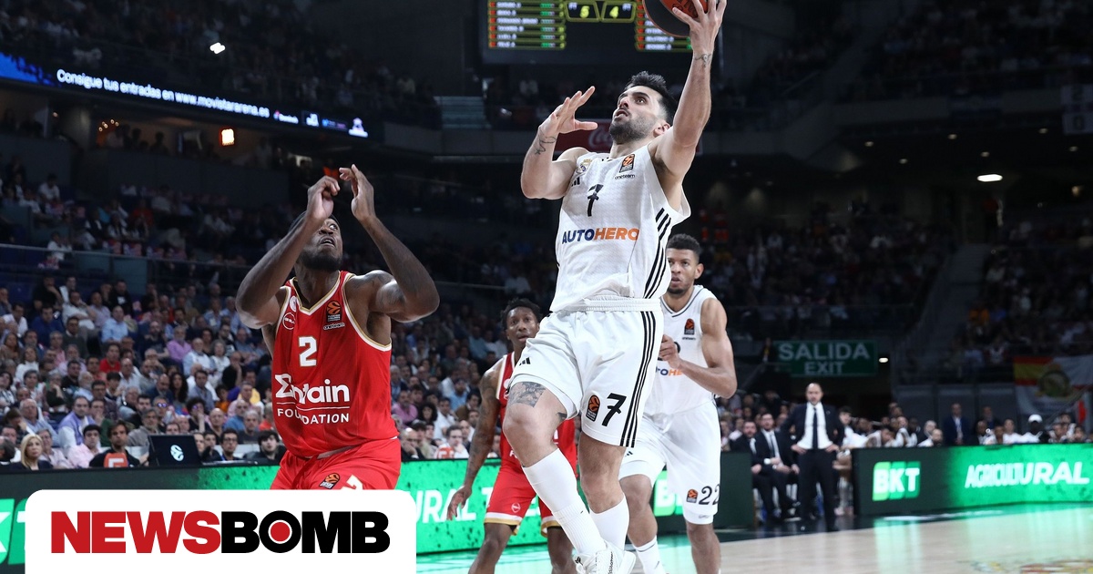 Ρεάλ Μαδρίτης – Ολυμπιακός 80-72: Η «βασίλισσα» είναι εδώ και μείωσε σε 2-1 | Στο Final Four η ...