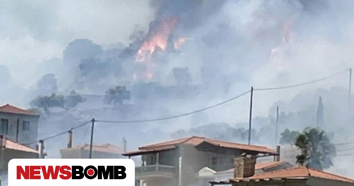 Φωτιά τώρα στην Μονεμβασιά - Ήχησε το 112 - Newsbomb