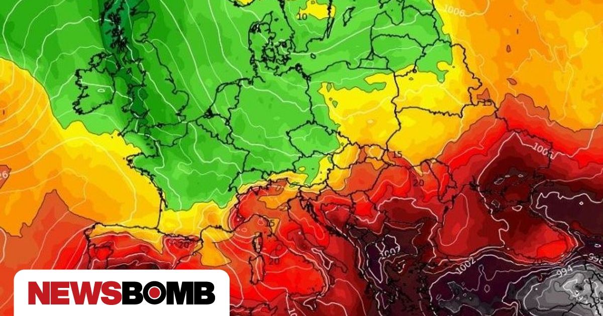 Καιρός: Το GFS τα «τινάζει» όλα στον αέρα - Ανατροπή με τον καύσωνα ...