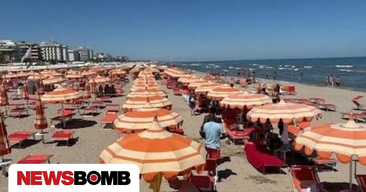 Ιταλία - Άδεια τουριστικά θέρετρα: Κλειστές ομπρέλες και άδειες ...