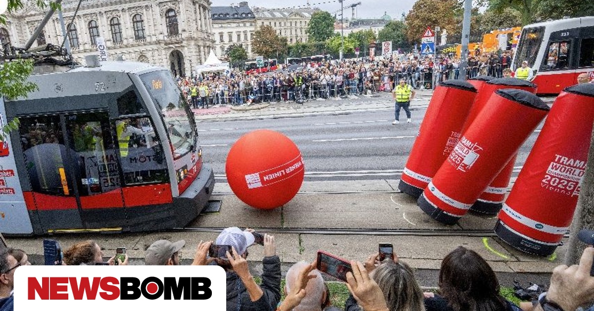 Τραμ στην Αυστρία διαγωνίστηκαν σε δοκιμασίες κέρλινγκ και ...