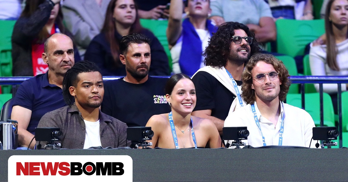 Hellenic Championship ATP 250: Στέφανος Τσιτσιπάς κι Εμμανουήλ Καραλής παρακολουθούν μαζί ...