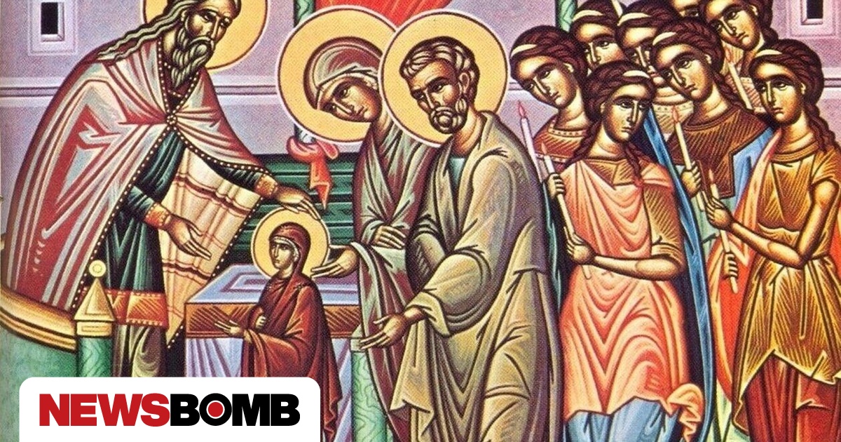 Εορτολόγιο 21 Νοεμβρίου: Ποιοι γιορτάζουν - Μεγάλη Θεομητορική εορτή ...