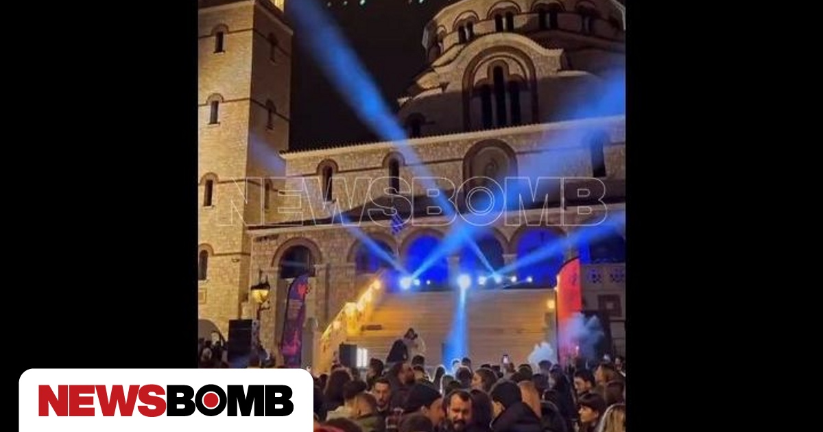 Rave party στα σκαλιά Ιερού Ναού στη Λαμπρινή προκαλεί θύελλα ...