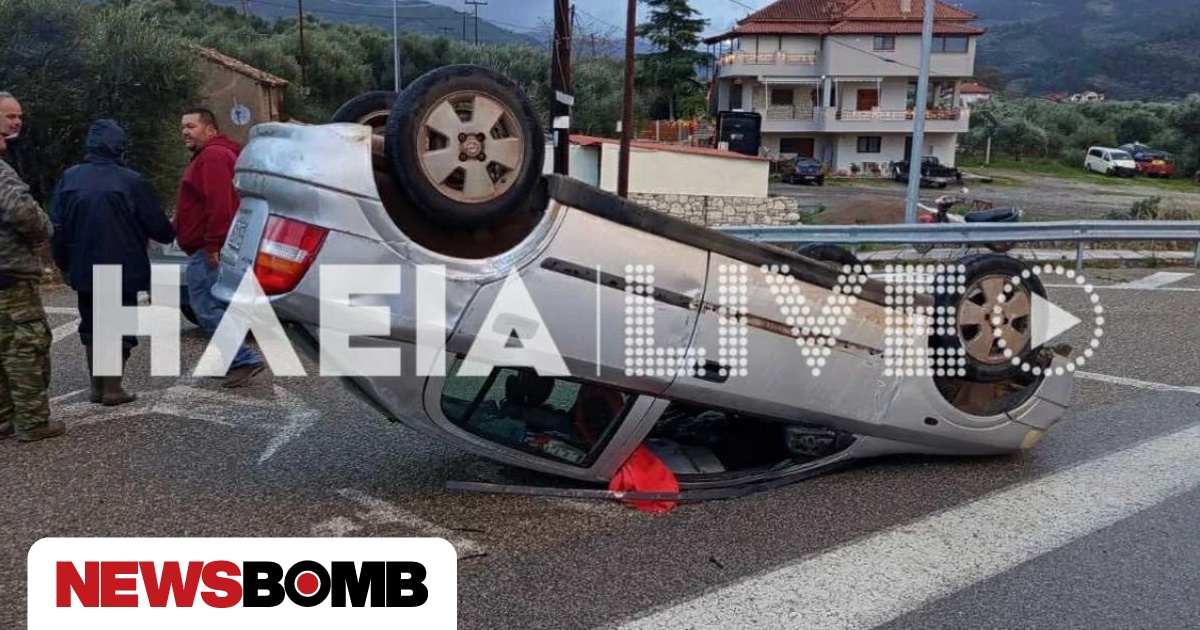 Ηλεία: Ανεμοστρόβιλος αναποδογύρισε αυτοκίνητο εν κινήσει στο ...