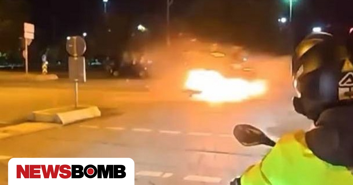 Τρομακτικό τροχαίο στην Κωνσταντινούπολη: Αυτοκίνητο τυλίχθηκε στις ...