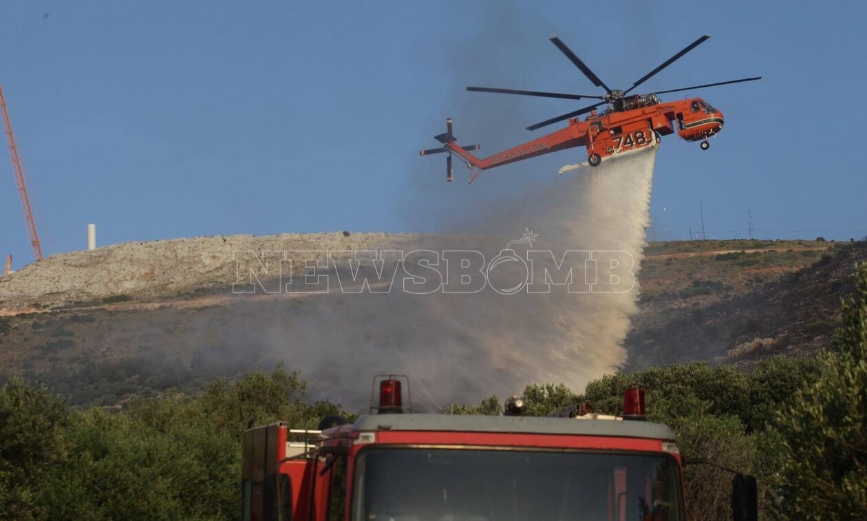 Τα εναέρια μέσα έσωσαν το Αλιβέρι - Υπό έλεγχο η πυρκαγιά, συνελήφθη ...