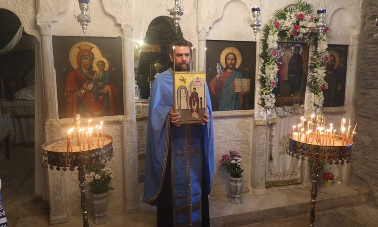 Άνδρος: Η μνήμη της Αγίας Ειρήνης Χρυσοβαλάντου στην ομώνυμη Ιερά Μονή ...