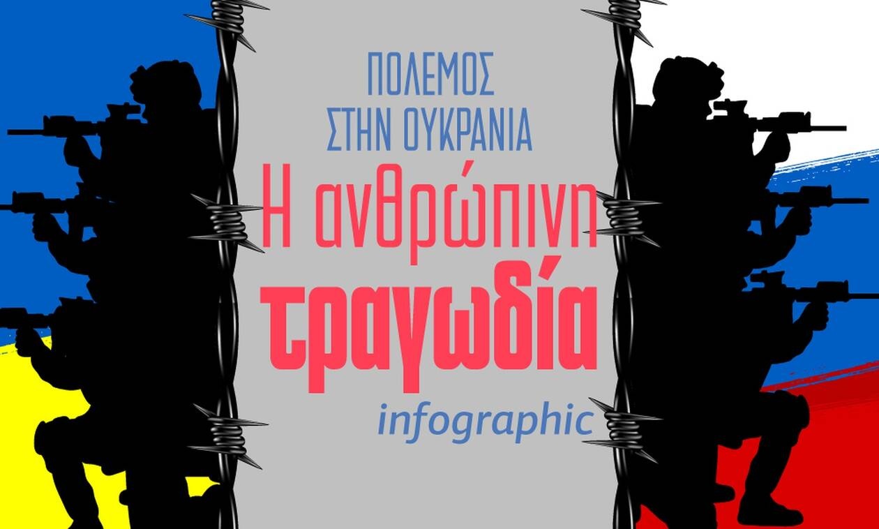 Πόλεμος στην Ουκρανία: Η ανθρώπινη τραγωδία στο Infographic του ...