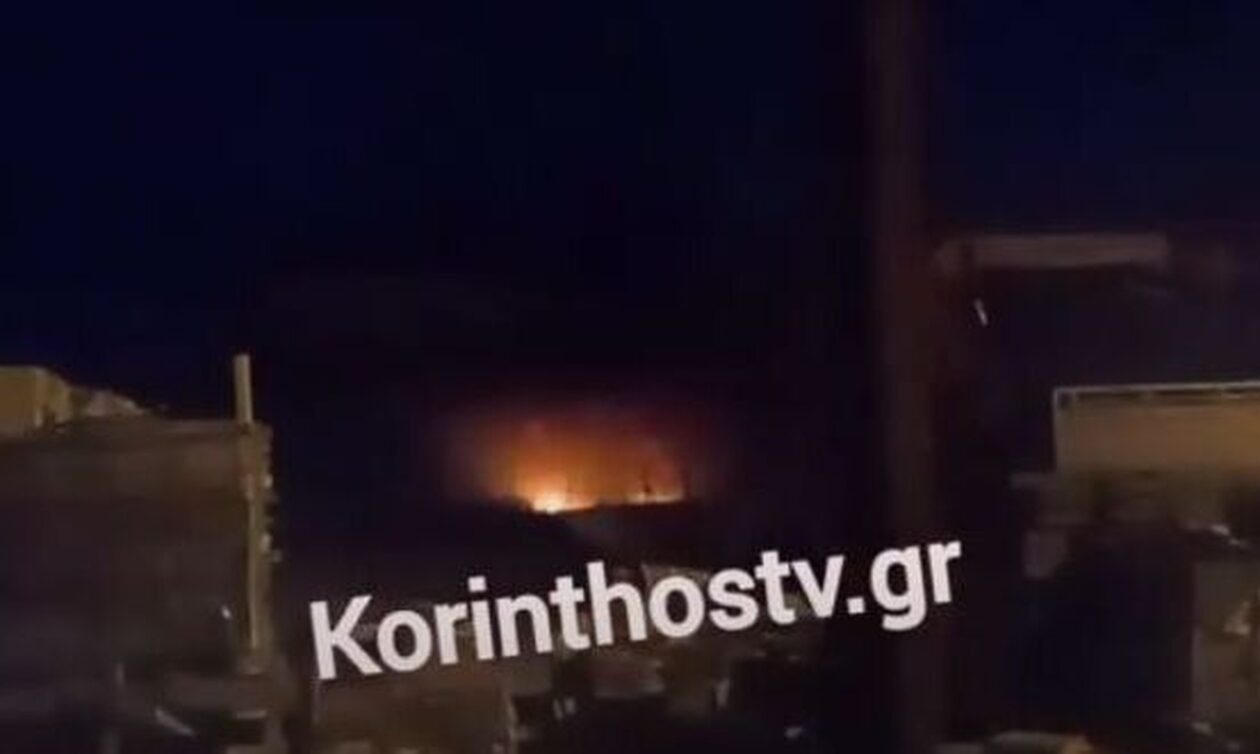 Κόρινθος: Φωτιά σε εγκαταλελειμμένο κτήριο στον Ισθμό - Newsbomb
