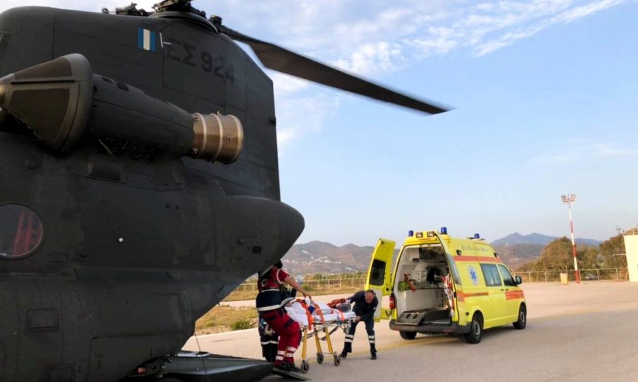 Χίος: Αεροδιακομιδή 3χρονου αγοριού στην Αθήνα - Διασωληνώθηκε μετά από ...