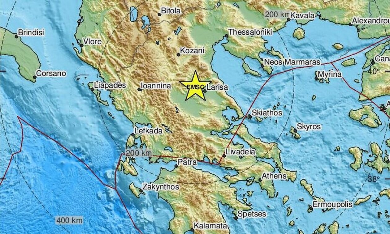 Σεισμός κοντά στον Τύρναβο - Αισθητός και στη Λάρισα (pics) - Newsbomb