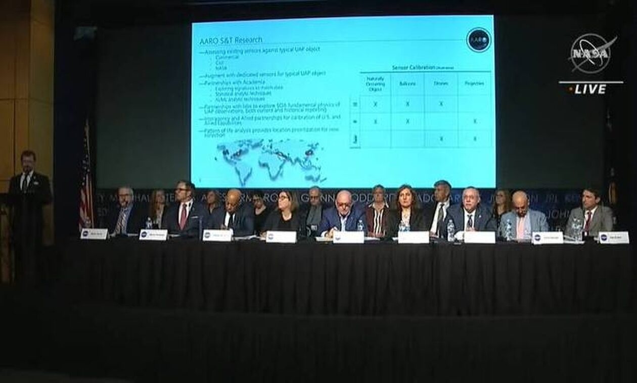 NASA: Live η πρώτη δημόσια συνεδρίασή της πριν την έκθεση για τα UFO ...