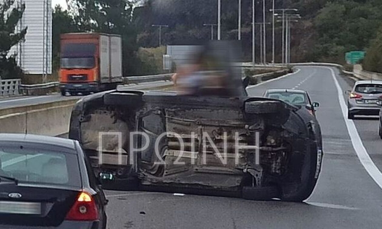 Καβάλα: Τρομακτικό τροχαίο με ανατροπή οχήματος στην Εγνατία Οδό - Newsbomb
