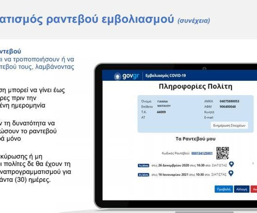 emvolio.gov.gr: Έτσι θα κλείσετε ραντεβού για να εμβολιαστείτε - Οι 4 επιλογές για τους πολίτες ...