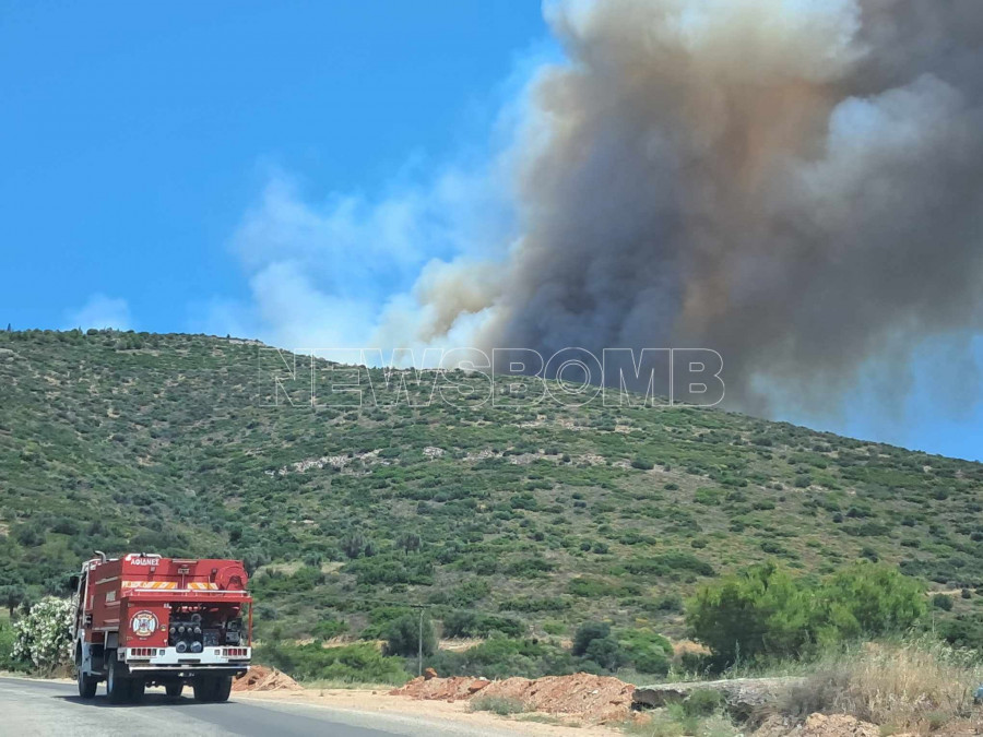 Φωτιά στον Μαραθώνα: Εκκενώθηκε το Άνω Σούλι - «Καλύτερη η εικόνα» μετά τις 16:00 - Newsbomb
